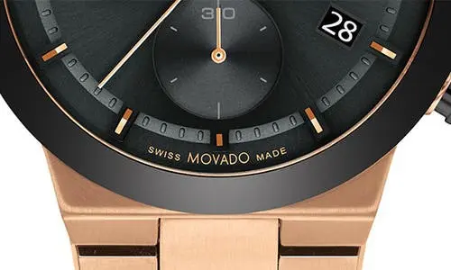 Movado Fusion Chronograph Bracelet Watch - Black