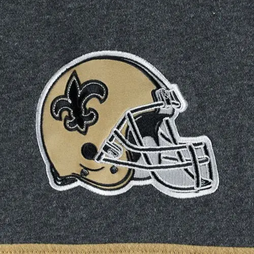 STARTER New Orleans Saints Extreme Pullover Hoodie - Gray