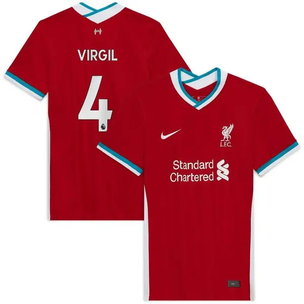 Nike Virgil Van Dijk Liverpool 2020/21 Home Replica Player Jersey