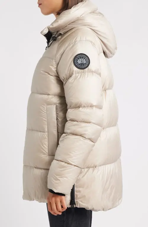 Canada Goose Cypress Water Repellent Packable Down Puffer Jacket - Limestone
