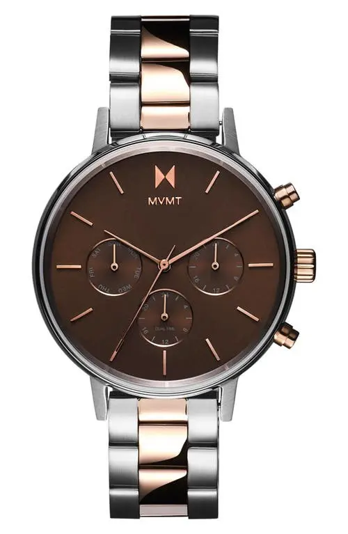 MVMT Nova Chronograph Two-tone Bracelet Watch