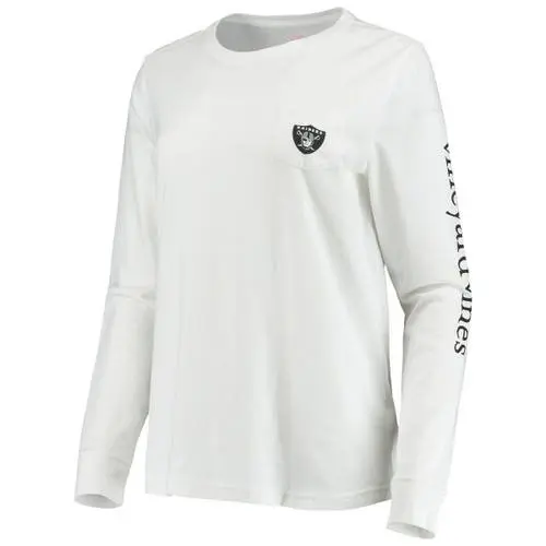 Vineyard Vines Las Vegas Raiders Helmet Long Sleeve T-shirt