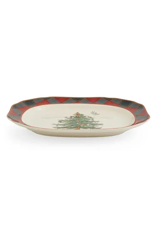 SPODE Tartan Rectangular Platter