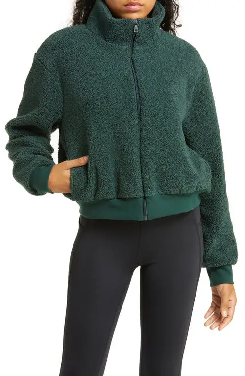 Beyond Yoga Fleece Bomber Jacket