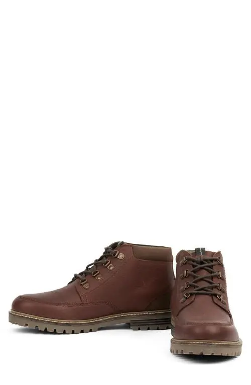 Barbour Fenton Moc Toe Boots - Teak