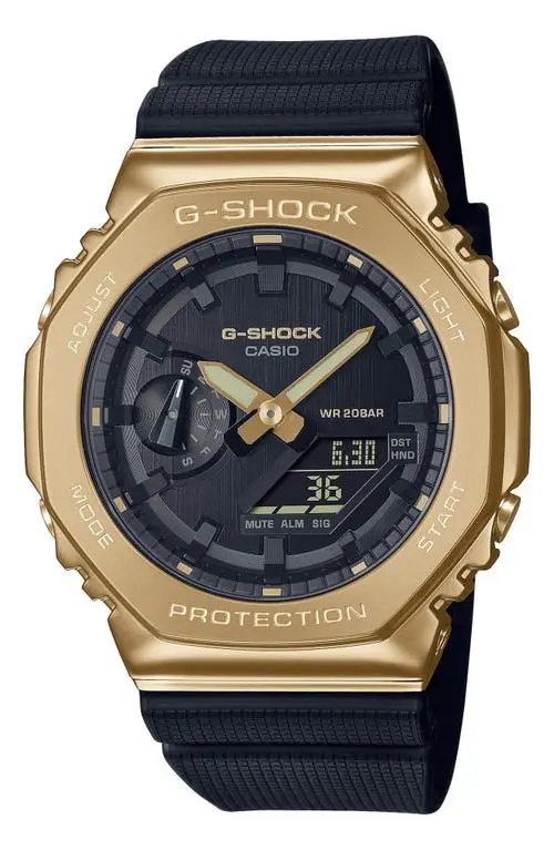 G-Shock Analog-digital Watch - Black And Gold