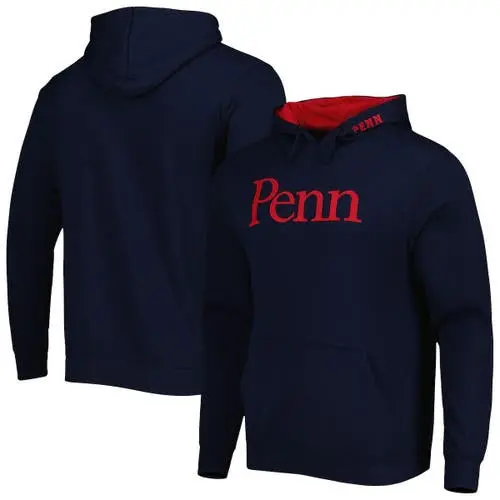 COLOSSEUM Pennsylvania Quakers Team Arch And Logo Pullover Hoodie