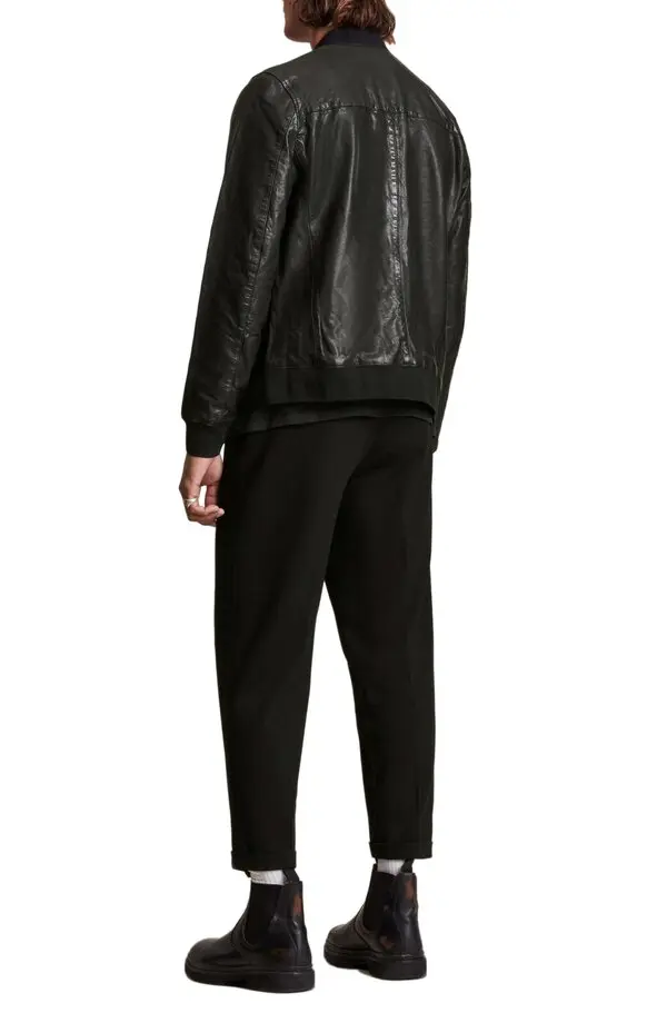 ALLSAINTS Boyton Leather Bomber Jacket