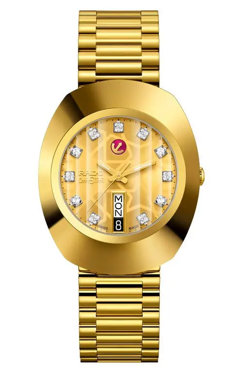 RADO The Original Automatic Bracelet Watch - Gold