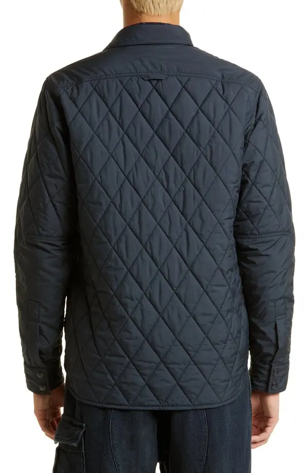 Double Rl Knox Quilted Shirt Jacket