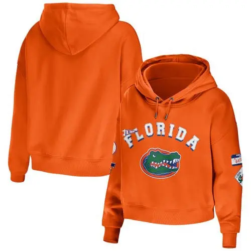 WEAR BY ERIN ANDREWS Florida Gators Cropped Pullover Hoodie - Orange