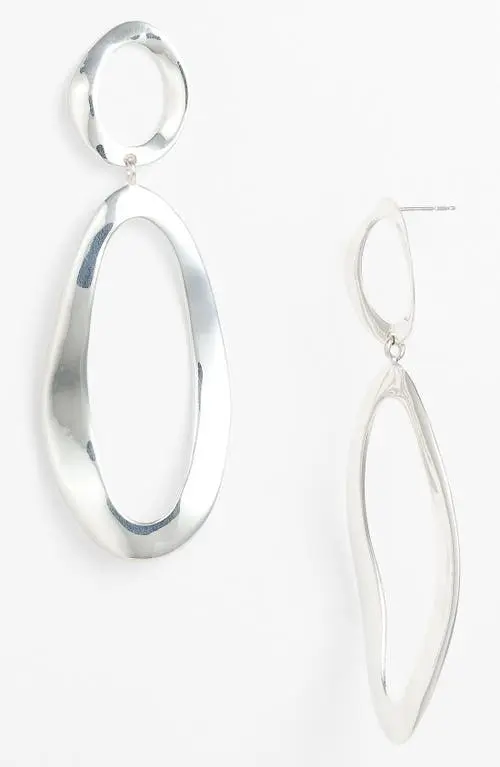 Ippolita Sterling Oval Drop Earrings - Silver