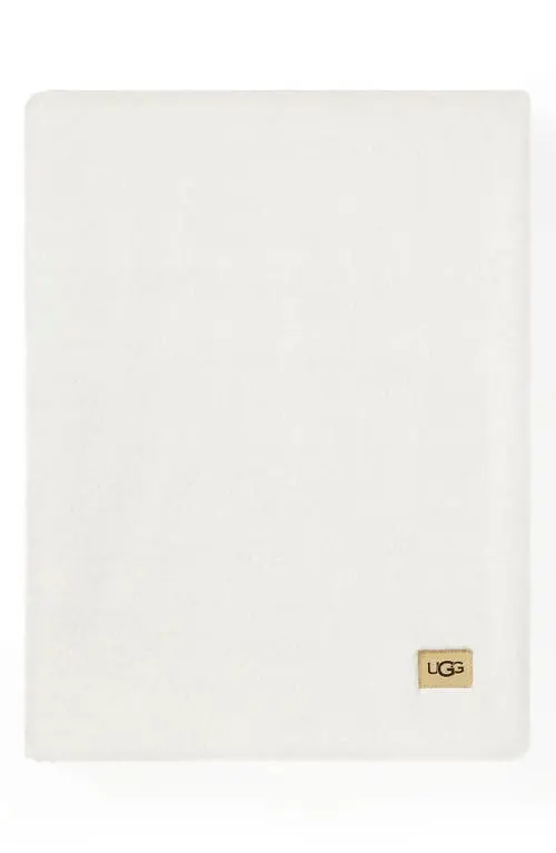 UGG Marcella Faux Fur Throw Blanket - Snow