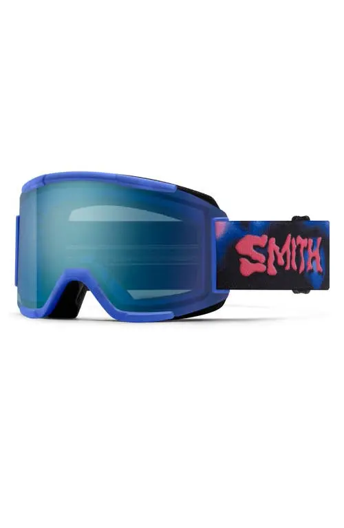 SMITH Squad Chromapop™ Low Bridge Snow Goggles - Supernova Vibes/blue Mirror