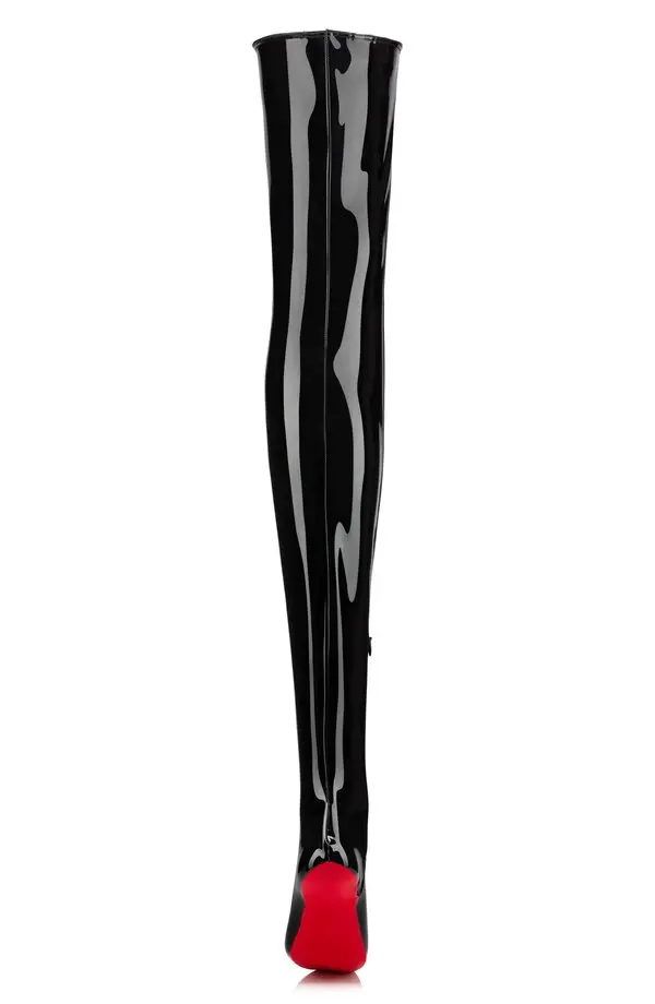 CHRISTIAN LOUBOUTIN Chaussette Over The Knee Glossy Sock