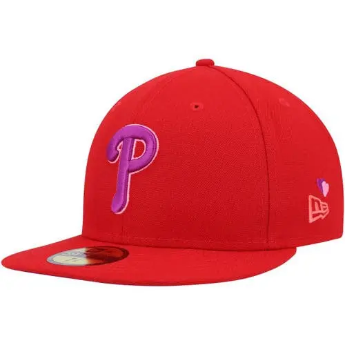 New Era Philadelphia Phillies Purple Undervisor 59fifty Fitted Hat
