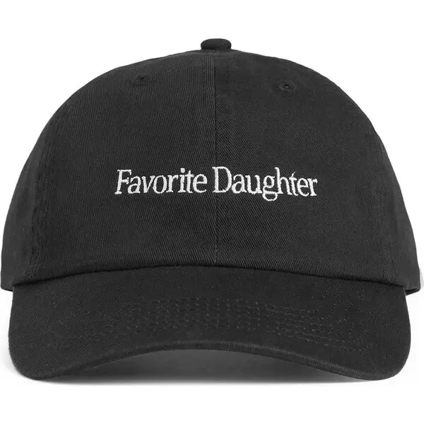FAVORITE DAUGHTER Classic Logo Baseball Cap - Black