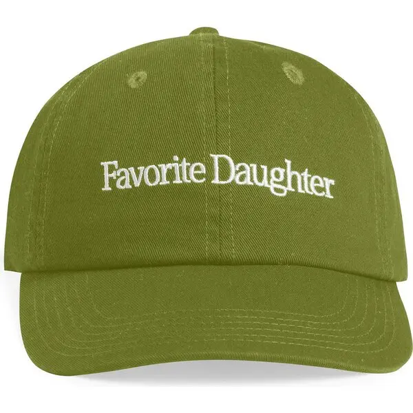 FAVORITE DAUGHTER Classic Logo Baseball Cap - Moss
