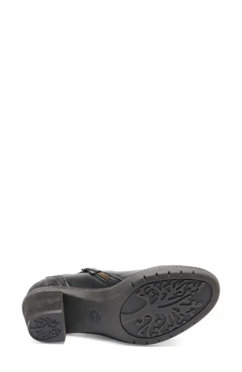 HALSA FOOTWEAR Rylee Leather Bootie - Black