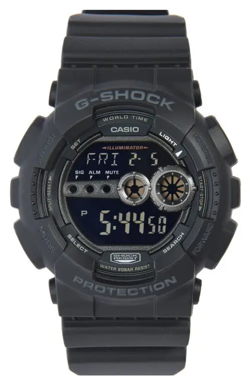 G-Shock Super Luminosity Digital Watch - Black