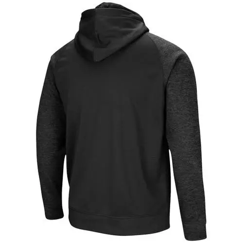 COLOSSEUM Purdue Boilermakers Blackout 3.0 Full-zip Hoodie