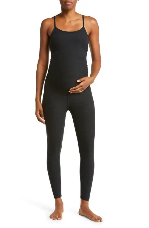 Beyond Yoga Space Dye Maternity Jumpsuit - Darkest Night