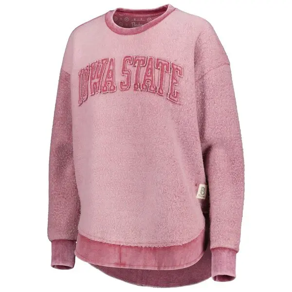 PRESSBOX Iowa State Cyclones Ponchoville Pullover Sweatshirt