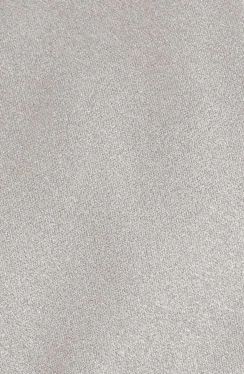 Canali Solid Silk Tie - Silver