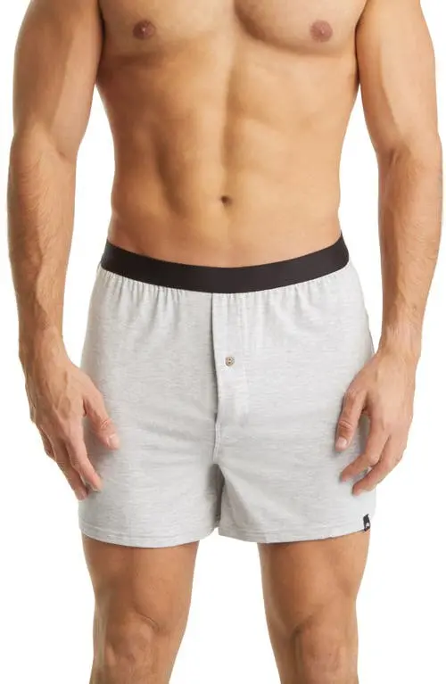MEUNDIES Knit Boxers - Heather Grey