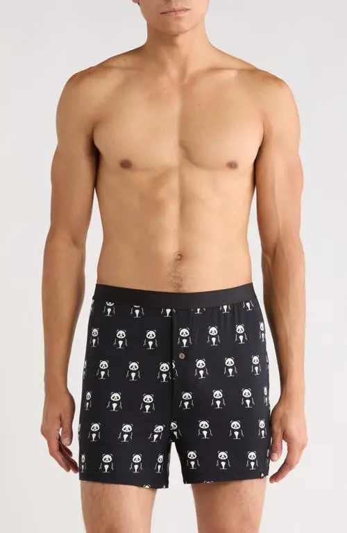 MEUNDIES Knit Boxers - Undercover Panda