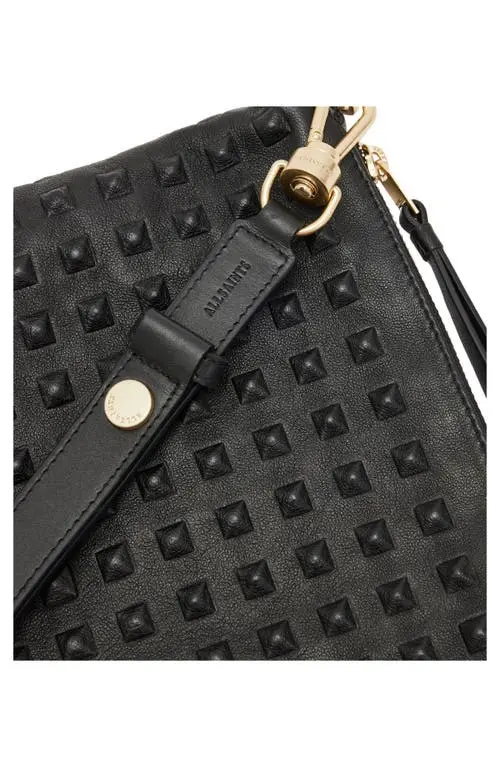 ALLSAINTS Eve Stud Leather Crossbody Bag