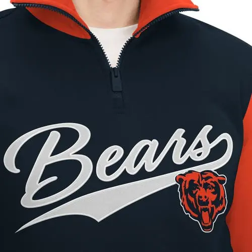 Tommy Hilfiger Chicago Bears Quarter-zip Sweatshirt