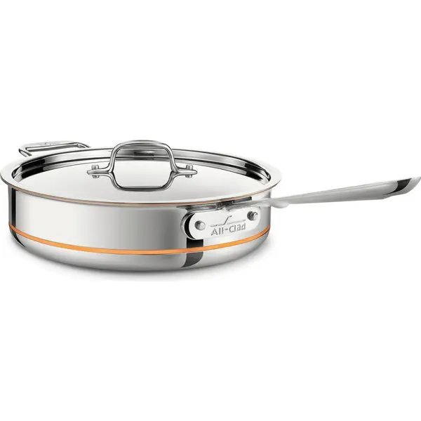 ALL-CLAD Copper Core 5-ply Bonded 3-quart Sauté Pan With Lid - Silver