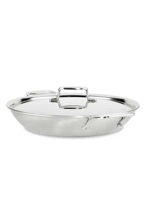 ALL-CLAD D5 Stainless Brushed 5-ply Bonded 4.5-quart Universal Pan With Lid
