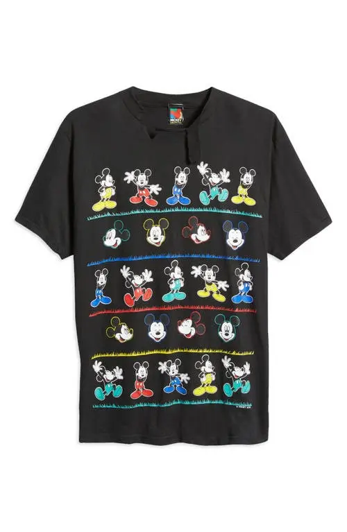 Disney Mickey Mouse Graphic T-shirt - Black