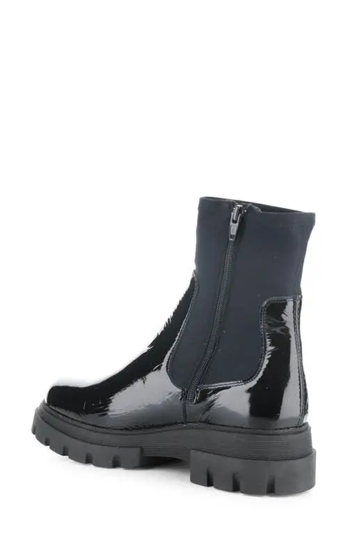 BOS. & CO. Five Waterproof Chelsea Boot - Black Patent/trico