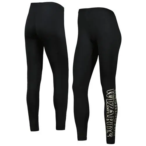 G-III 4HER BY CARL BANKS Washington Wizards Stadium Leggings - Black