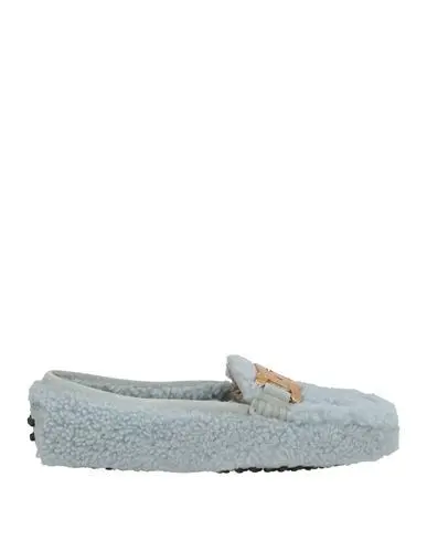 TOD'S Shearling Loafers - Blue