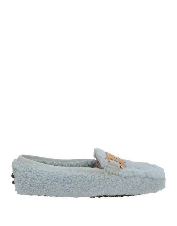 TOD'S Shearling Loafers - Blue
