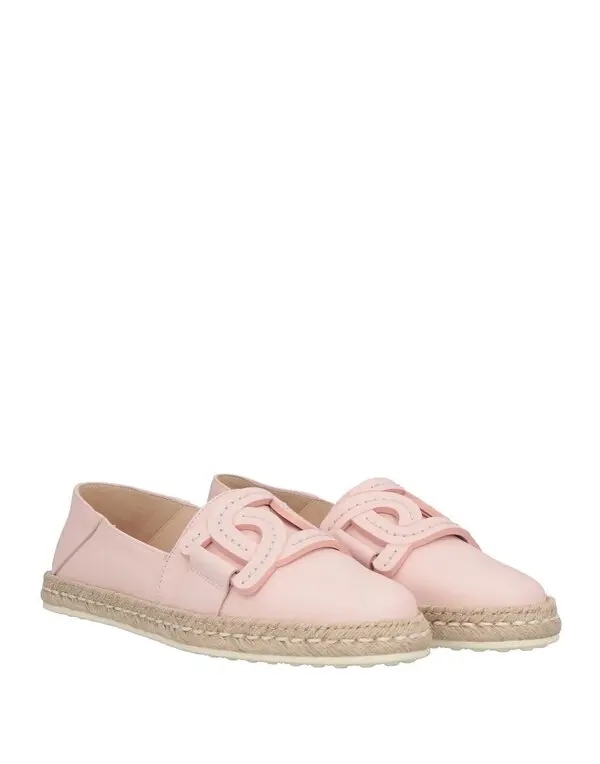 TOD'S Leather Espadrilles - Pink