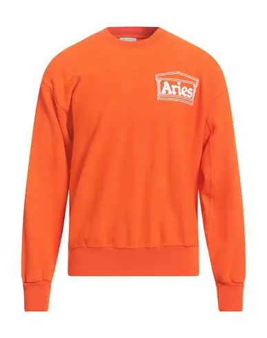 Aries Cotton Sweatshirt - Orange