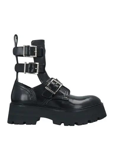 Alexander McQueen Ankle Boots In Leather