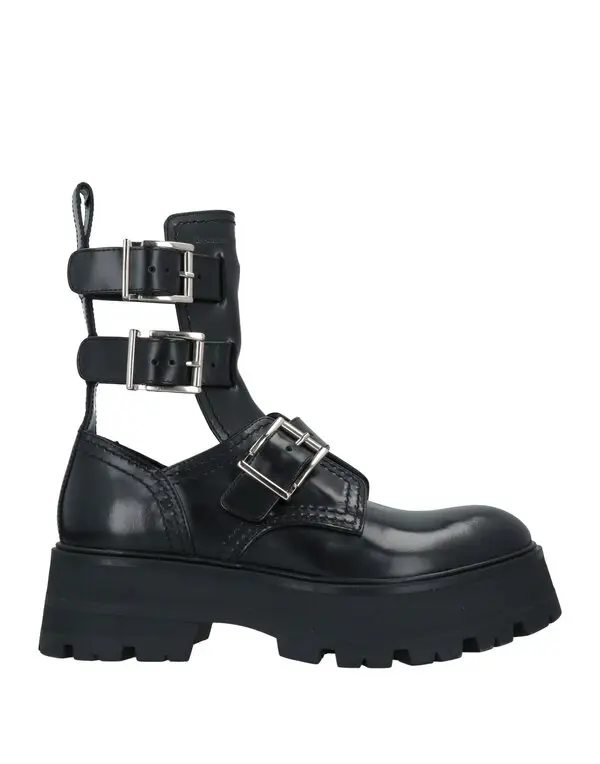 Alexander McQueen Ankle Boots In Leather