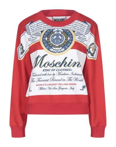 Moschino Cotton Sweatshirt - Red