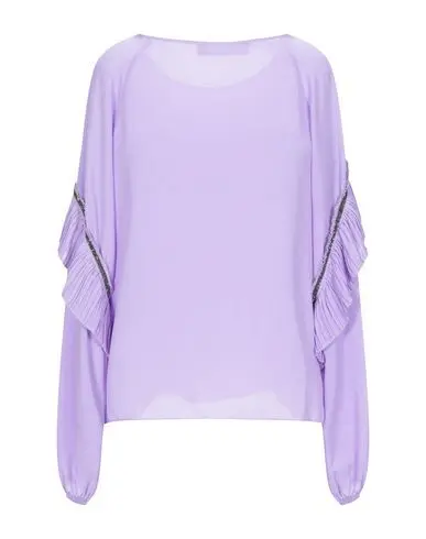 FRANKIE MORELLO Ruched Top - Light Purple