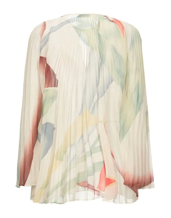Etro Floral Print Crepe Top - White