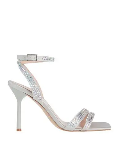 Liu Jo Embellished Sandals With Crystal Detailing - Grey