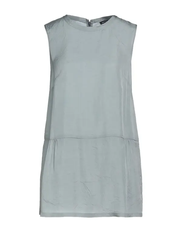 Aspesi Woven Sleeveless Top - Pastel Blue