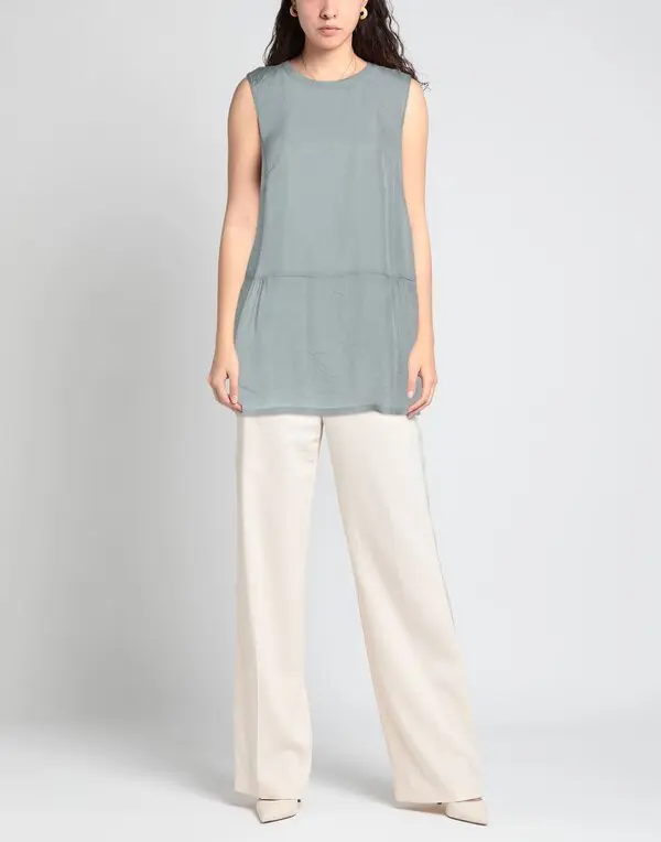 Aspesi Woven Sleeveless Top - Pastel Blue