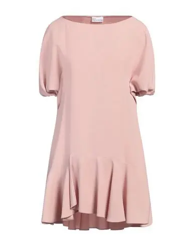 Red Valentino Mini Dress In Acetate And Viscose - Pink